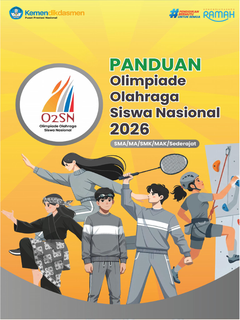 1 Panduan O2SN SMA 2026 Rilis | PDF