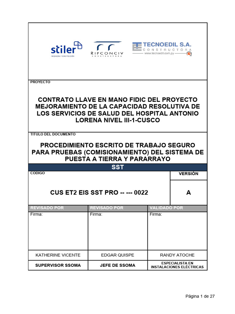 Cus Et2 Eis SST Pro - 0022 - Pets Procedimiento de Pruebas ...