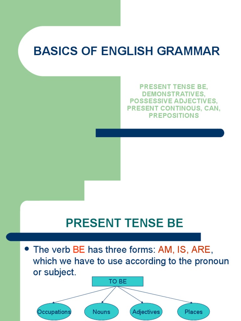 Basics of English Grammar | PDF | English Grammar | Semantic Units