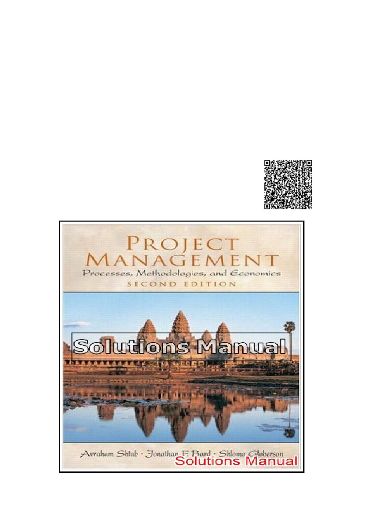 Project Management Processes Methodologies and Economics 2nd Edition ...
