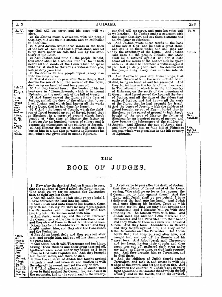 Book of Judges | Download Free PDF | Biblical People | Jewish Texts