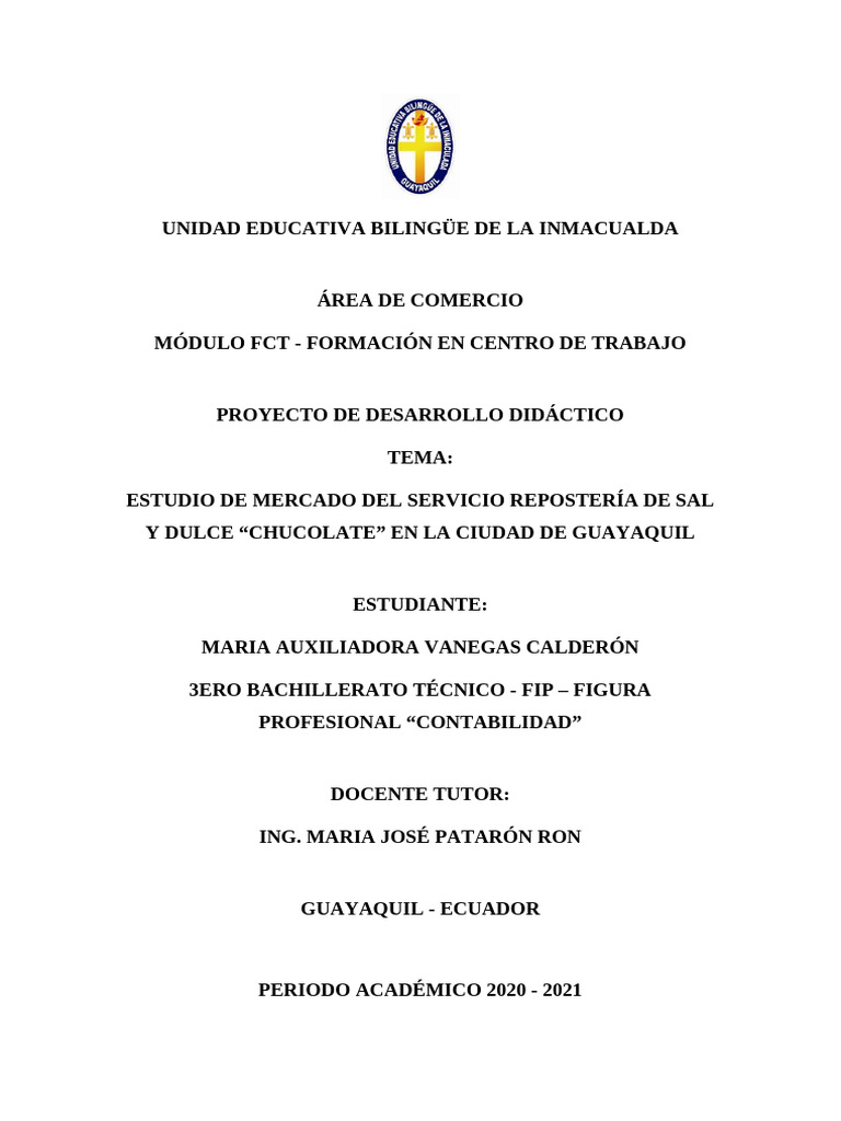 Vanegas Maria - PDD | PDF | Marketing | Investigación de mercado