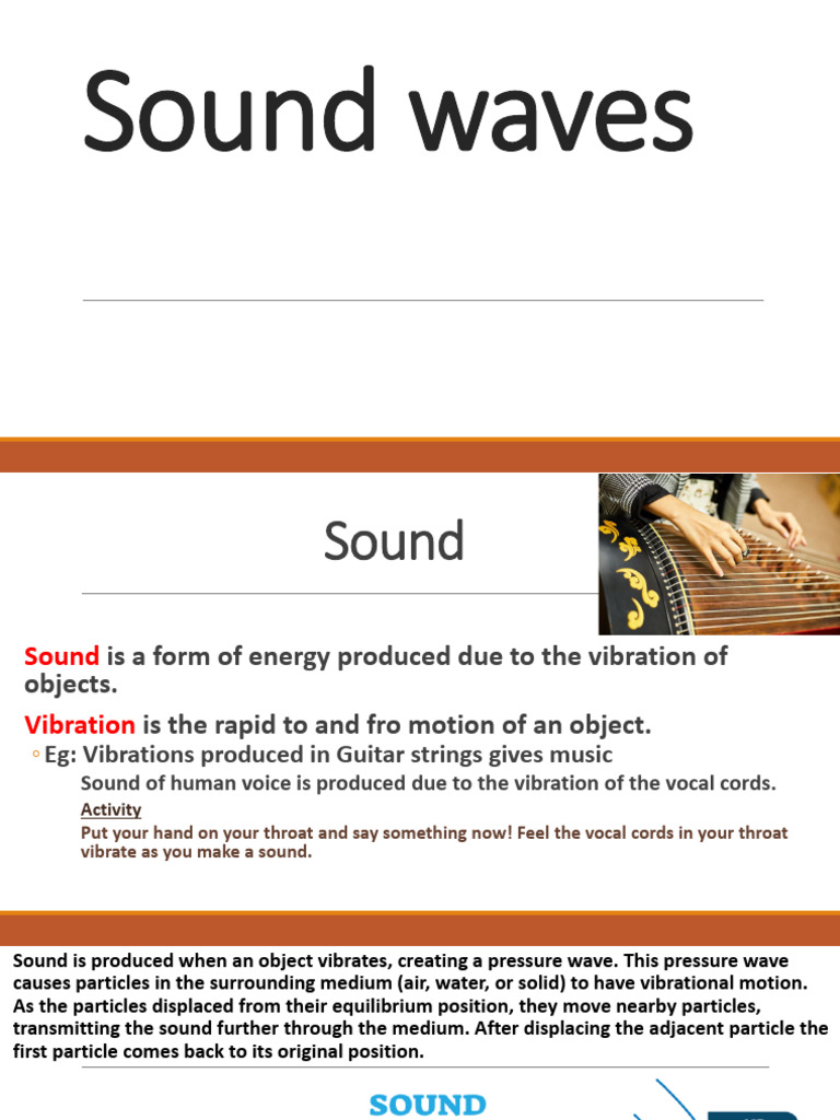 Sound Waves PPT New | PDF