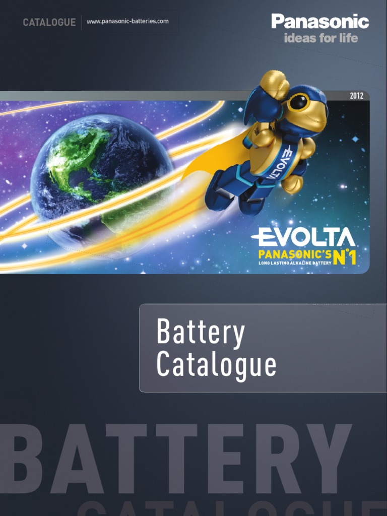 Panasonic Battery Catalogue en 2012 | PDF | Rechargeable Battery ...