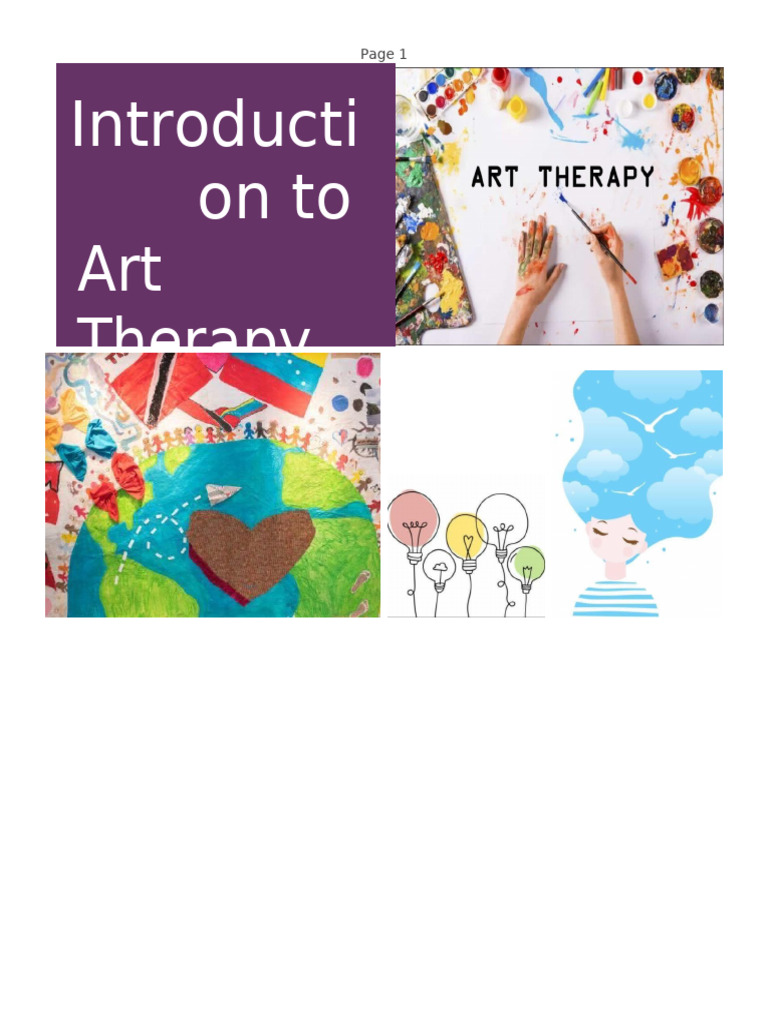 Intro To Art Therapy | PDF | Psychotherapy | Art Therapy