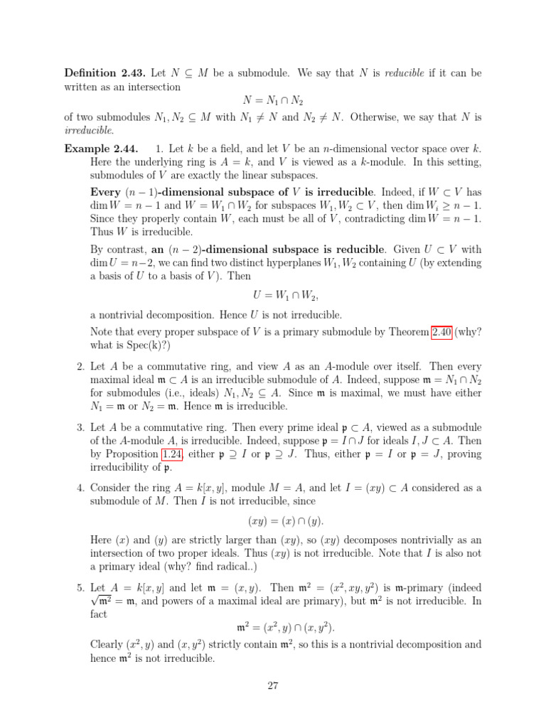 Class Note Calg 27 31 | PDF