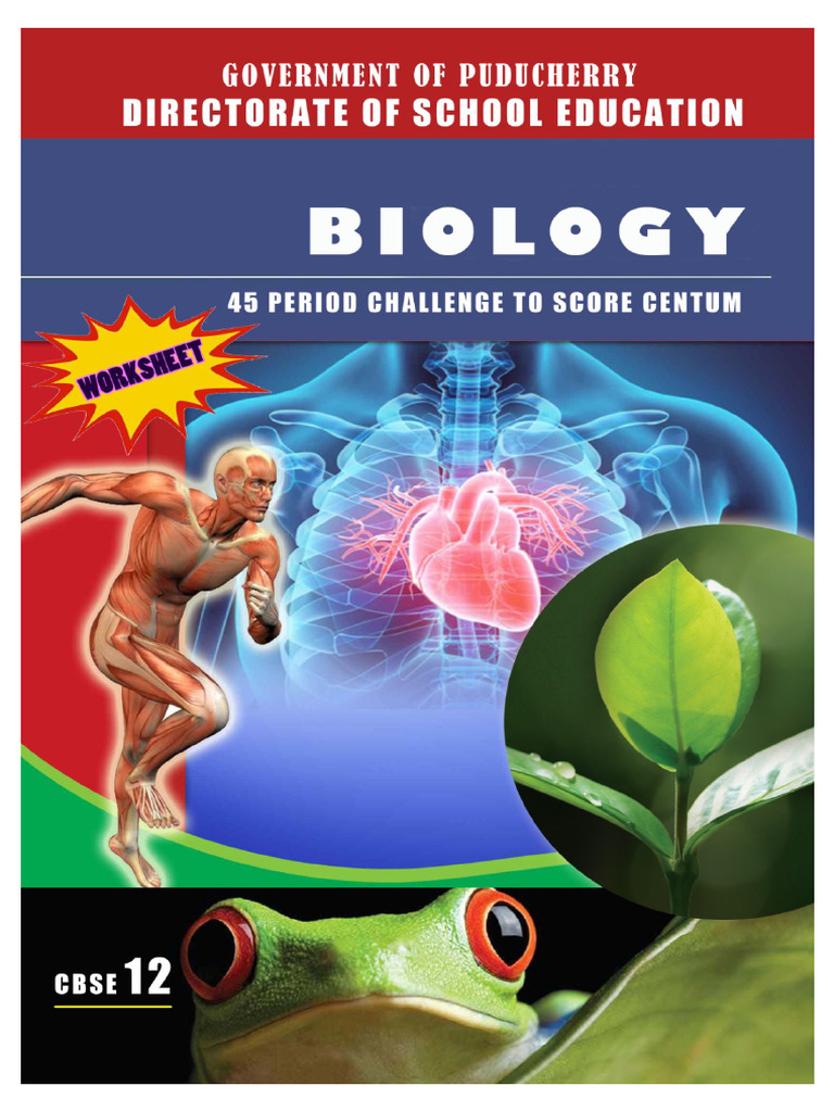 12th Biology Worksheet 2025 | PDF