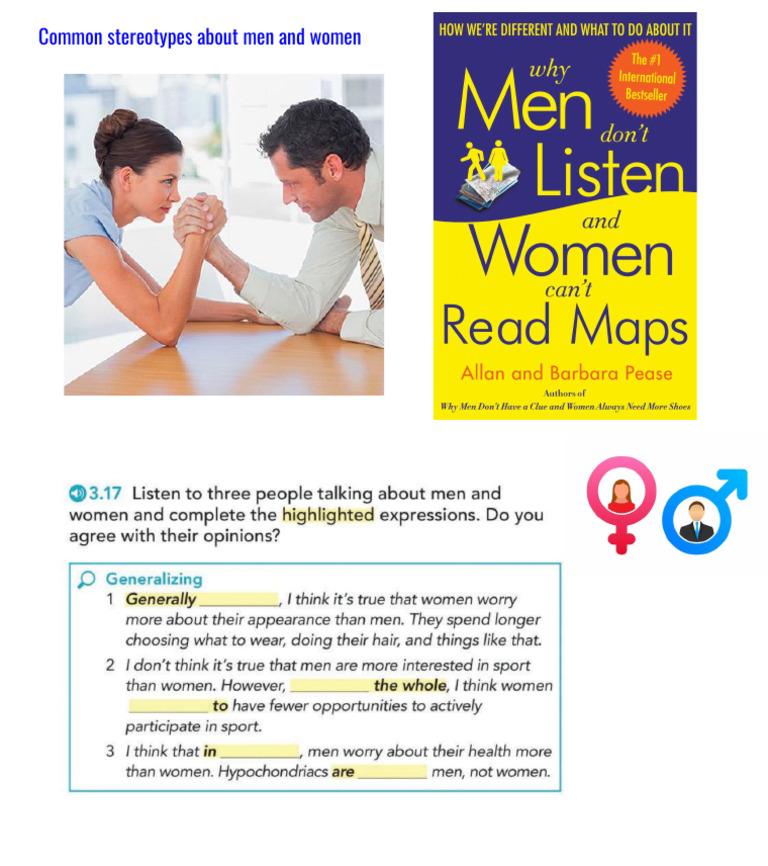 Comparatives Men Vs Women | PDF