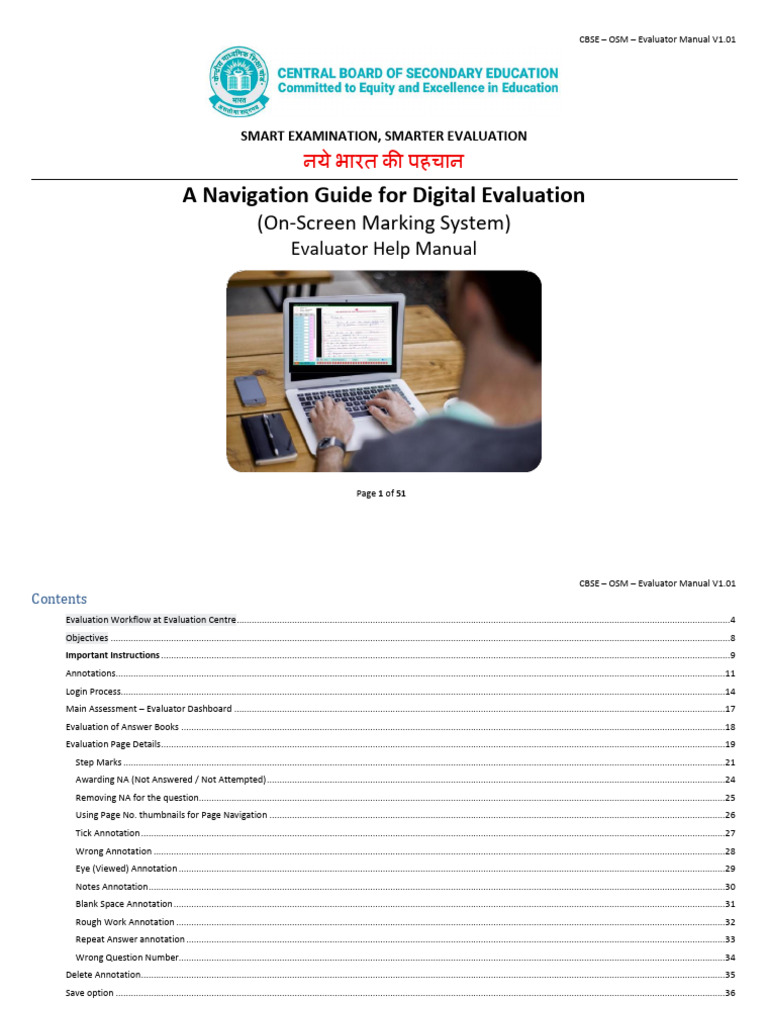 CBSE OSM HelpManual V1.01 Final | PDF