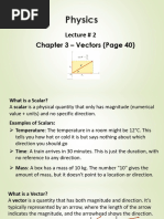 Grade 10 Vectors & Scalars Guide | PDF | Velocity | Euclidean Vector