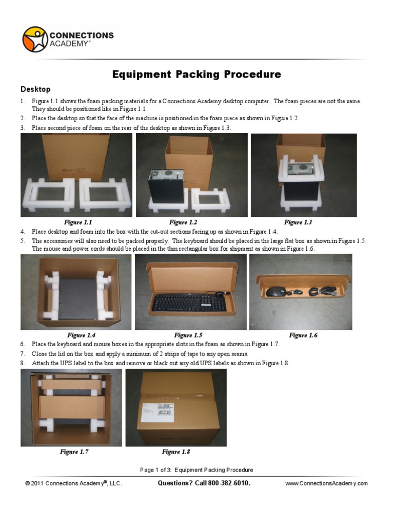 2011 Equipment Packing Instructions | PDF | Computer Monitor | Desktop ...