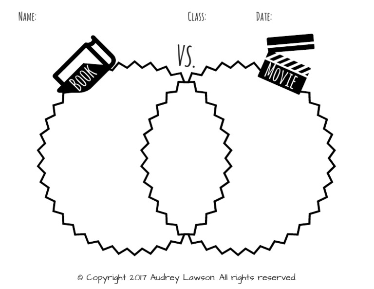 Book Vs Movie Venn Diagram | PDF