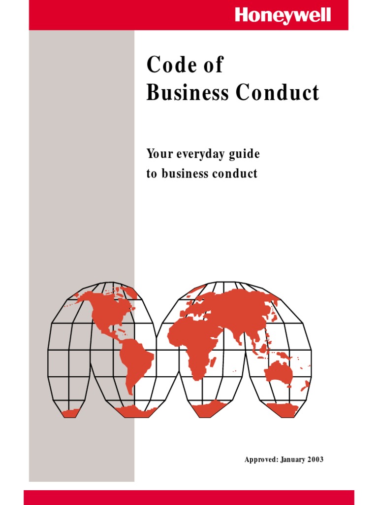Honeywell - Code of Conduct | PDF