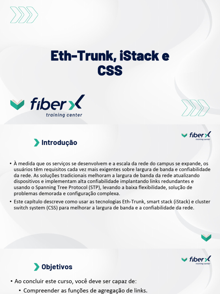 Módulo 11 - Eth-Trunk, Istack e CSS | PDF