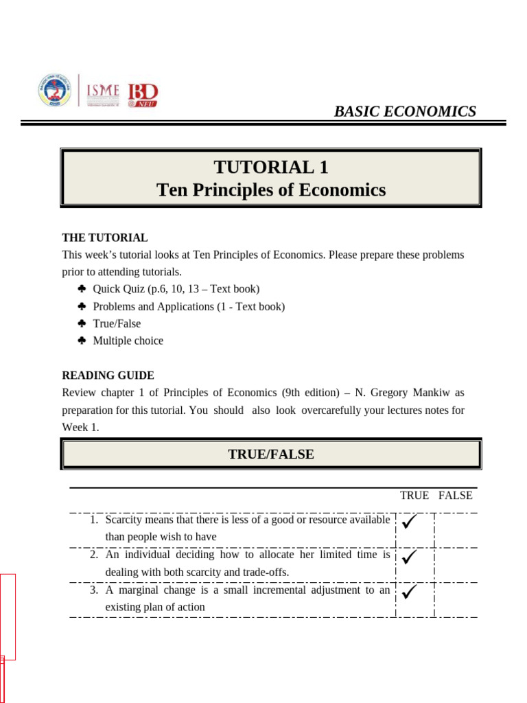Stu - Tutorial 1 | PDF