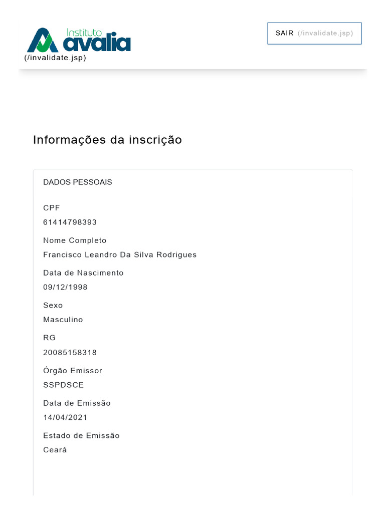 Instituto Avalia | PDF