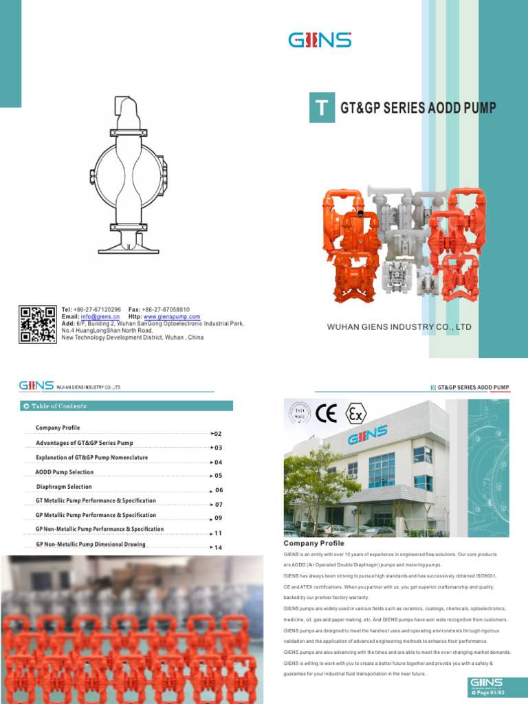 GIENS GT &GP Brochure Catalogue | PDF