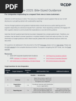 CDP 2025 Questionnaire Updates Overview | PDF | Risk | Natural Environment