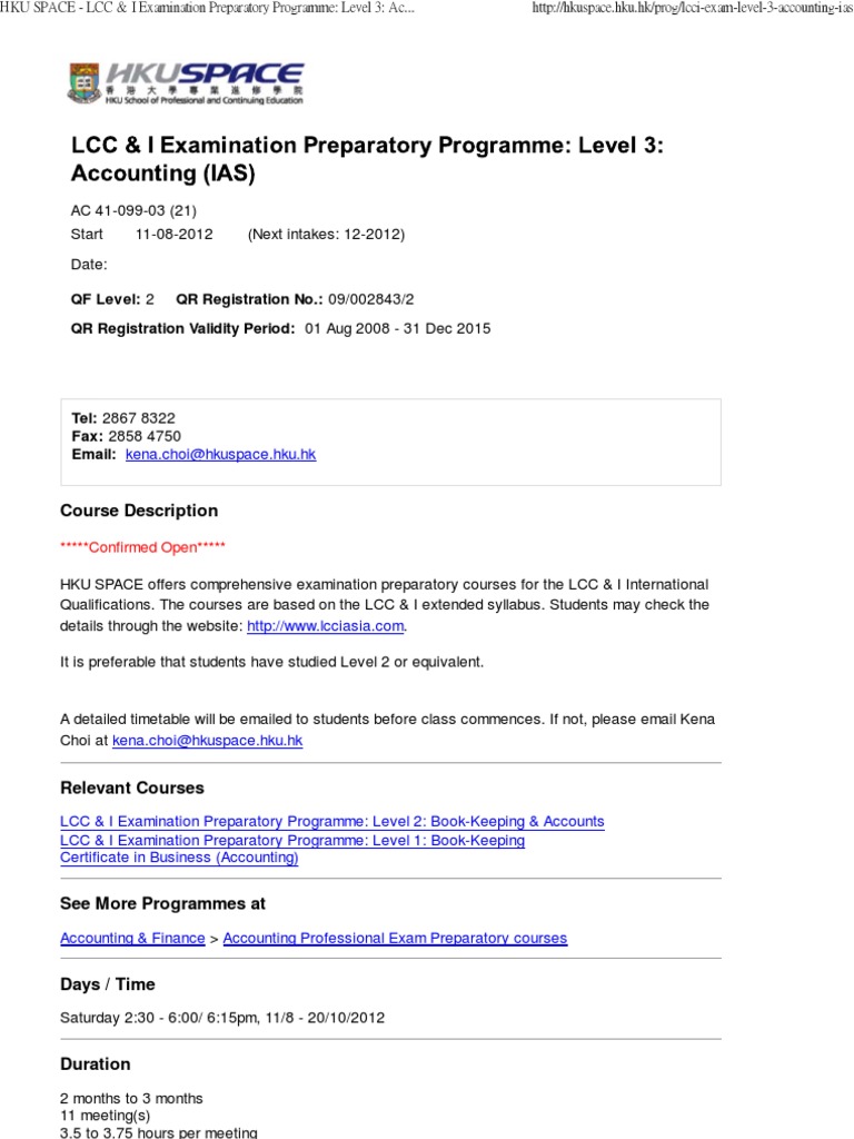LCC & I Exam Prep Course Level 3 | PDF | Test (Assessment) | Test ...