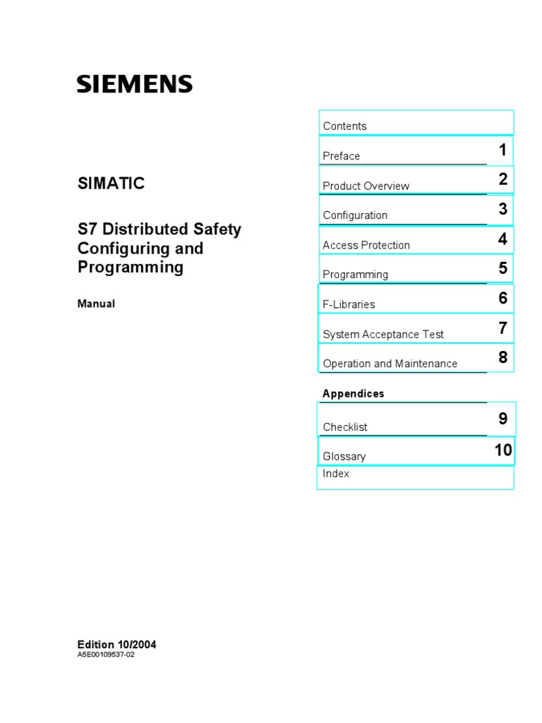 S7 Distributed Safety - Configuring and Programming | PDF ...