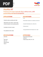Azolla ZS 68 Technical Data Sheet | PDF | Lubricant | Building Engineering