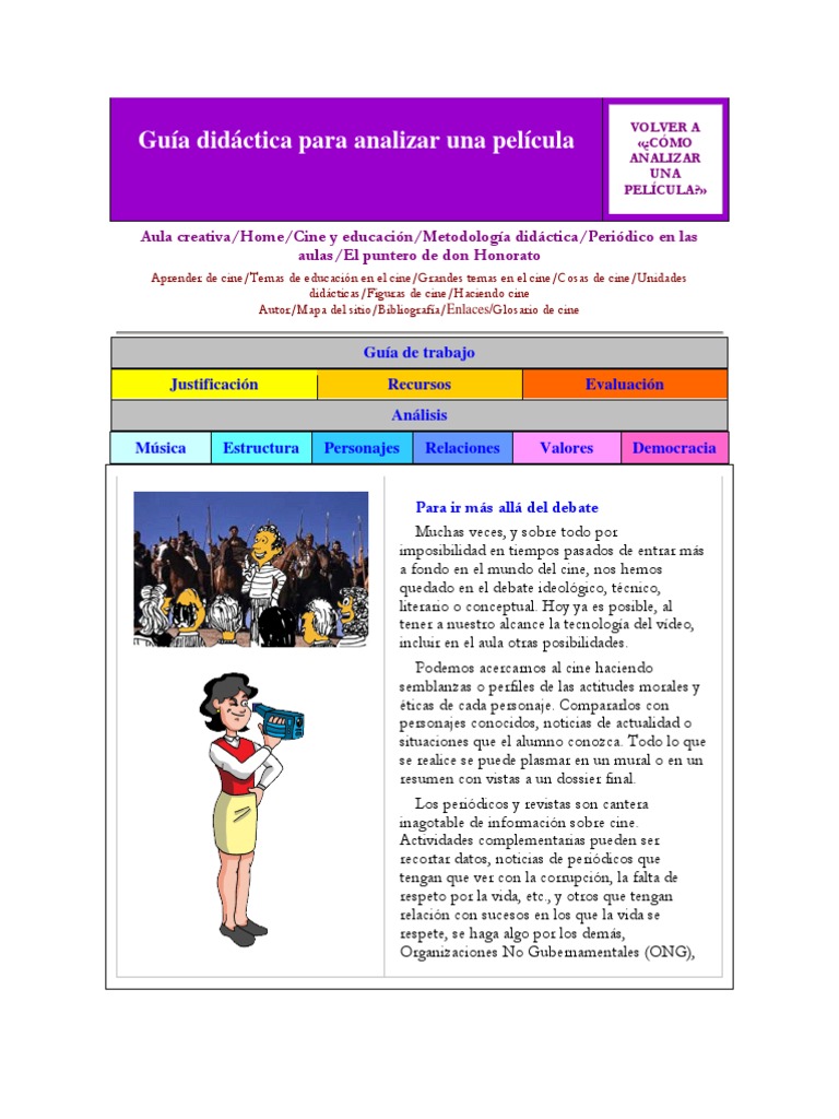 Guía Didáctica para Analizar Una Película | PDF | Democracia ...