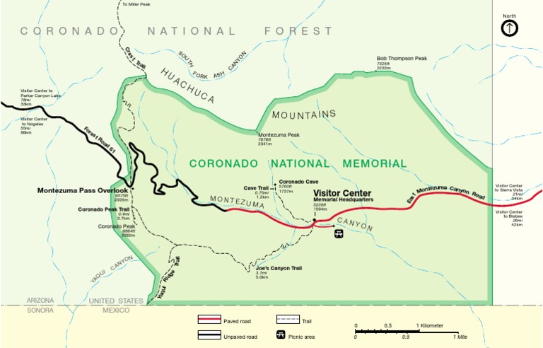 Coronado National Memorial Map | PDF