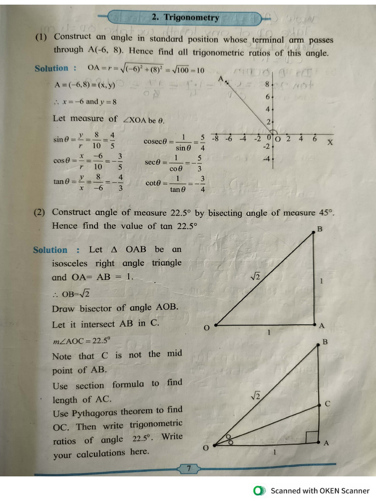 Practical 2. Trigonometry | PDF