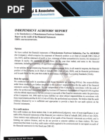 AGS 1: Sample Auditor's Reports | PDF | Financial Audit | Internal Control