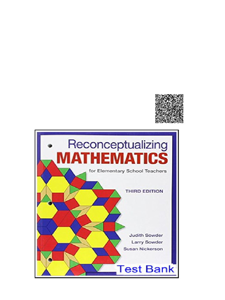 Reconceptualizing Mathematics For Elementary School Teachers 3rd ...