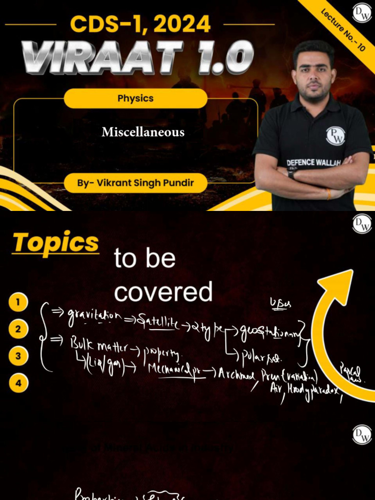Physics 10 - Class Notes | PDF