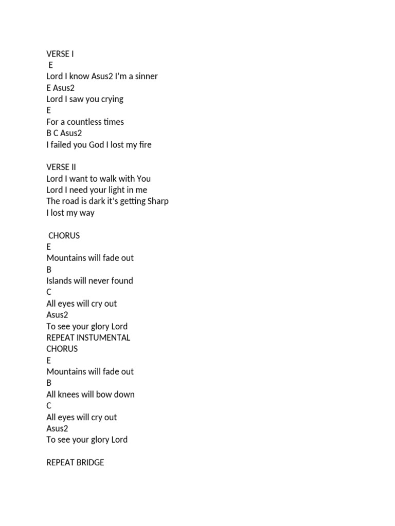 Verse I | PDF