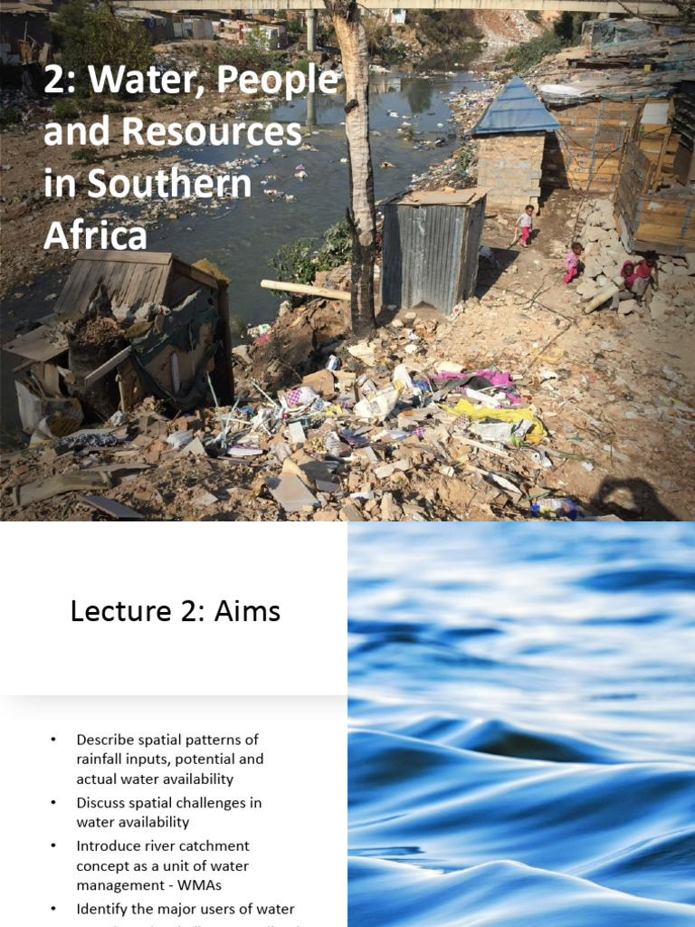 GEOG4034 Lecture 2 Part 1 | PDF | Water | Water Resources