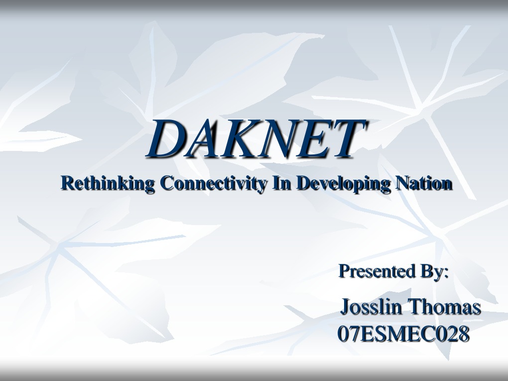 Daknet | PDF | Wi Fi | Internet Access