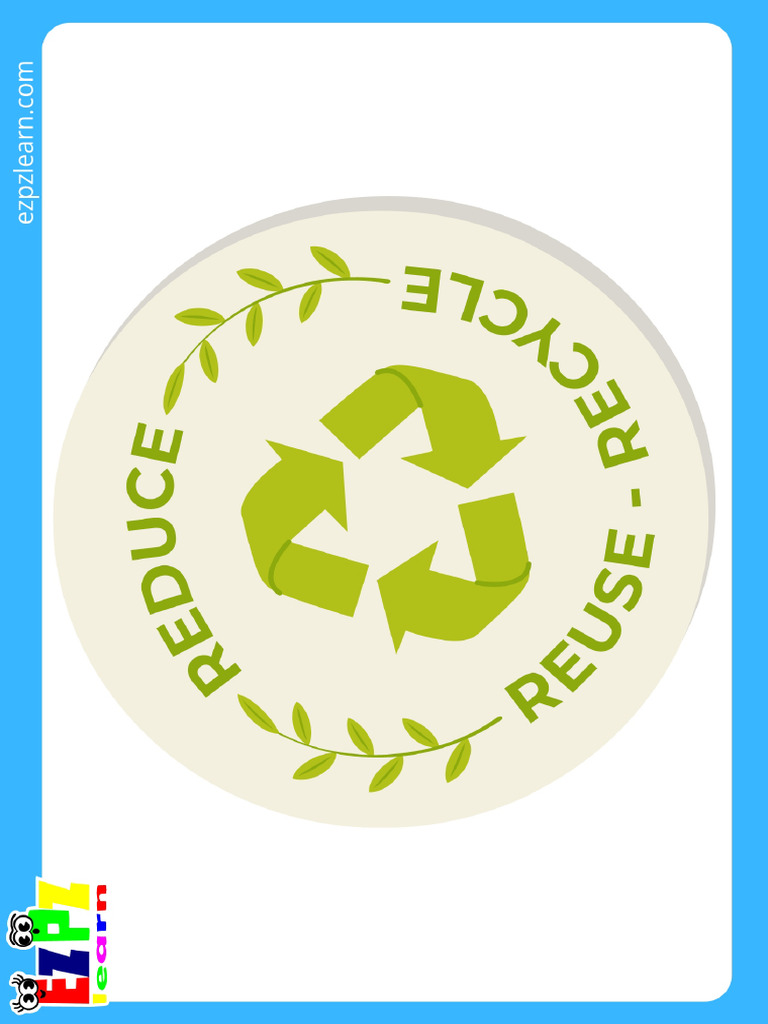 Reduce Reuse and Recycle Flashcards | PDF