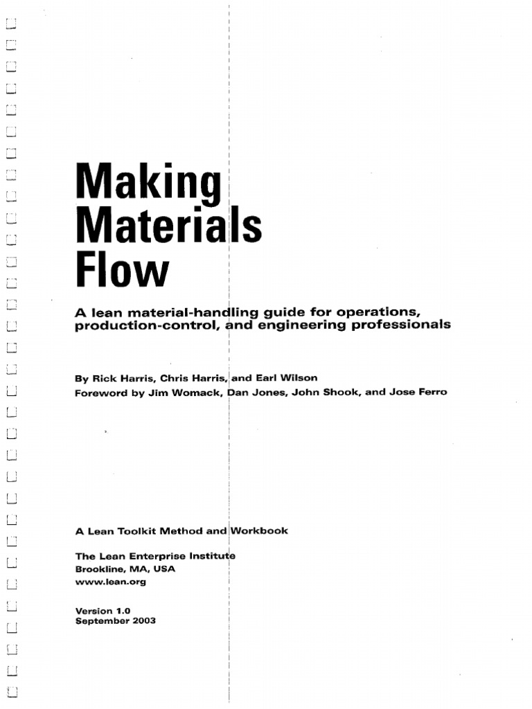 7 - Making Materials Flow | PDF
