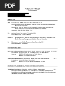 Resumes Documents & PDFs | Scribd