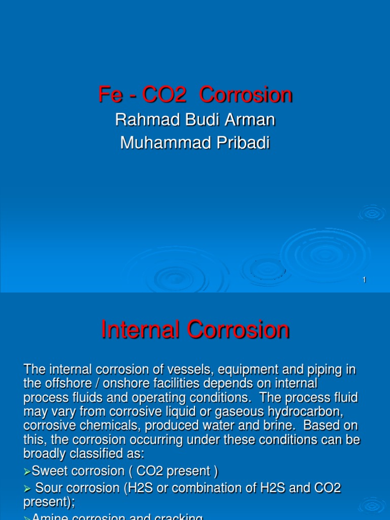 CO2 Corrosion | PDF | Carbon Dioxide | Corrosion