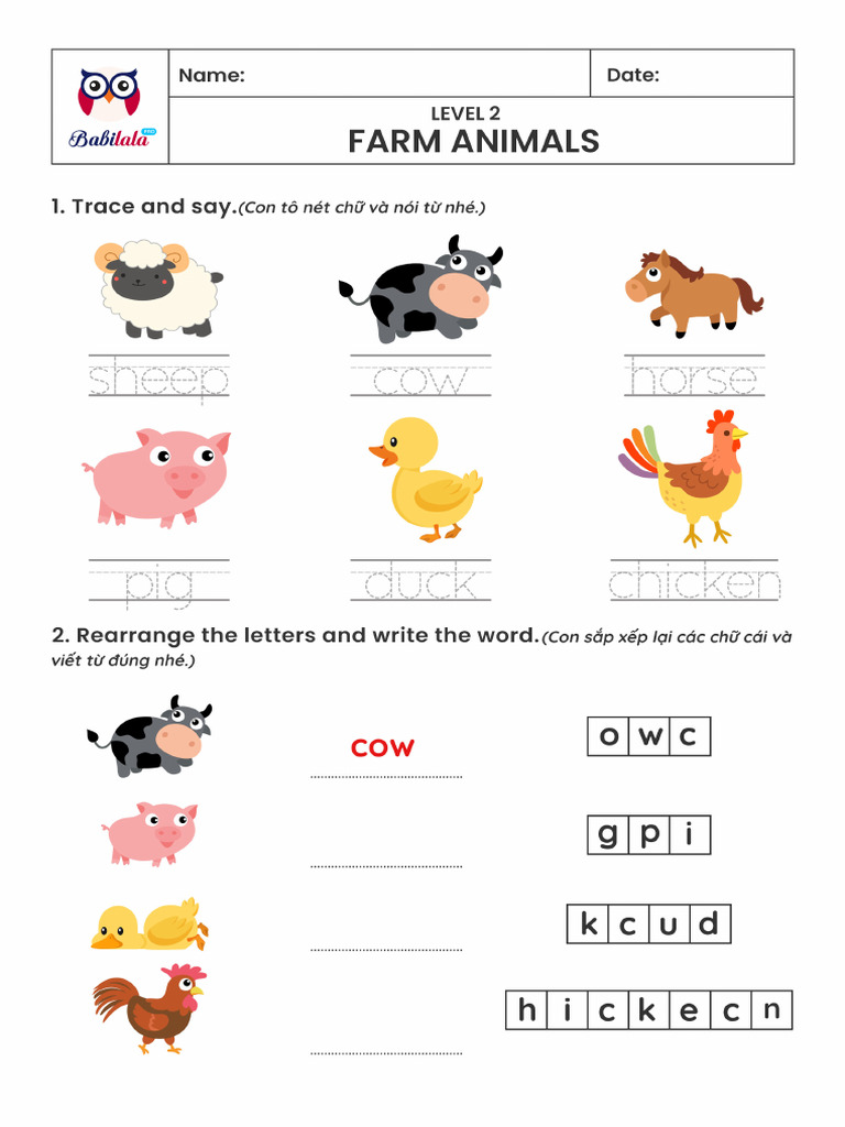 Farm Animals | PDF
