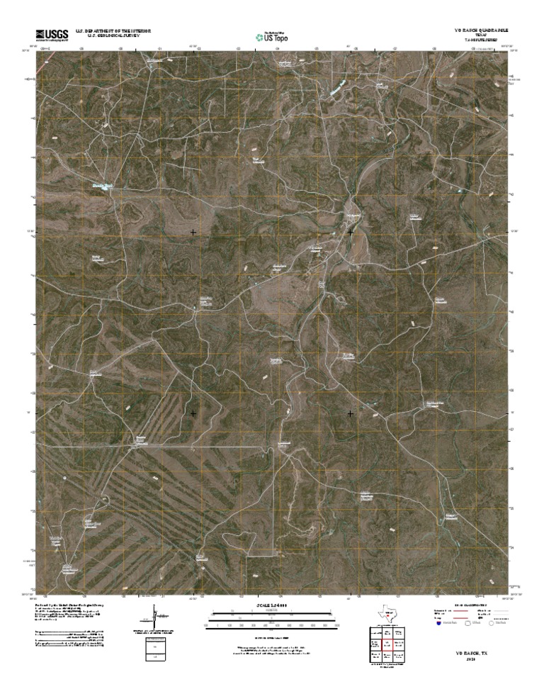 Y O Ranch Quadrangle Map Overview | PDF | United States Geological ...