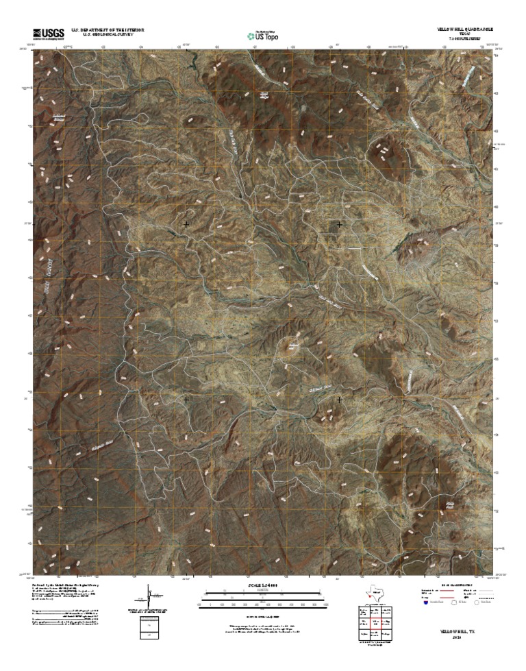 Topographic Map of Yellow Hill | PDF | Geomatics | United States ...