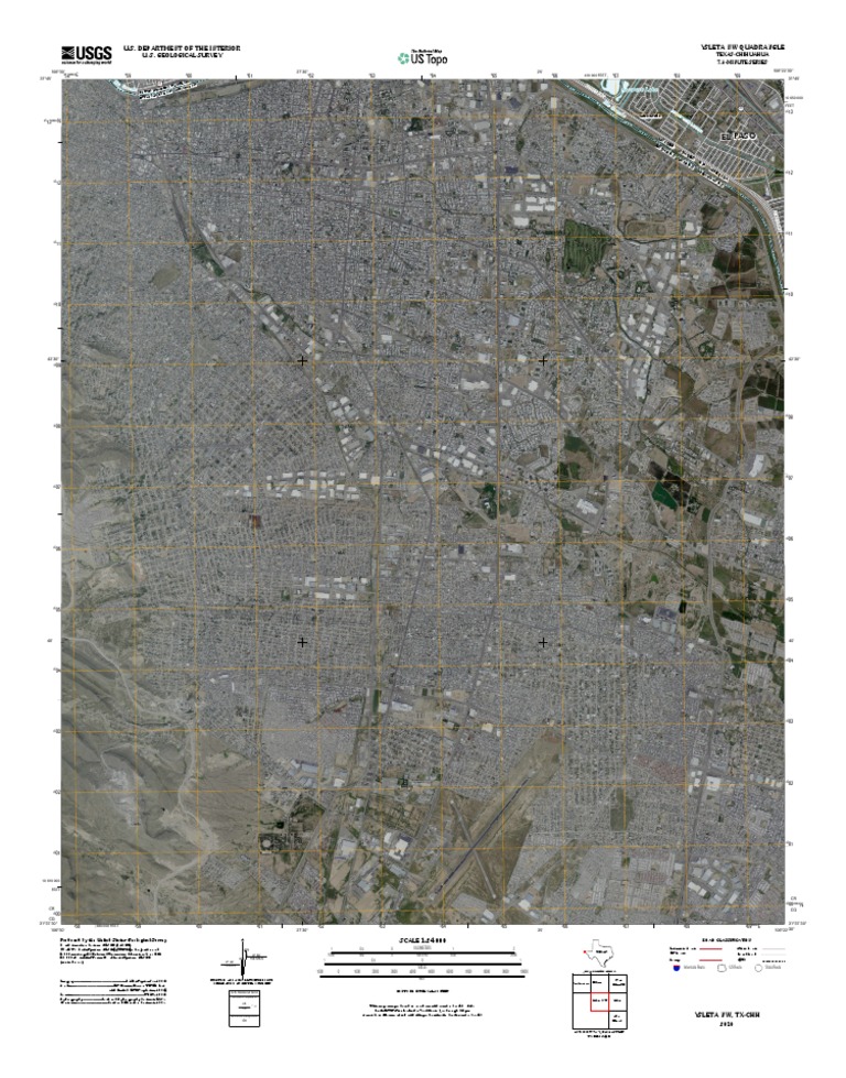 Topographic Map of Ysleta NW | PDF