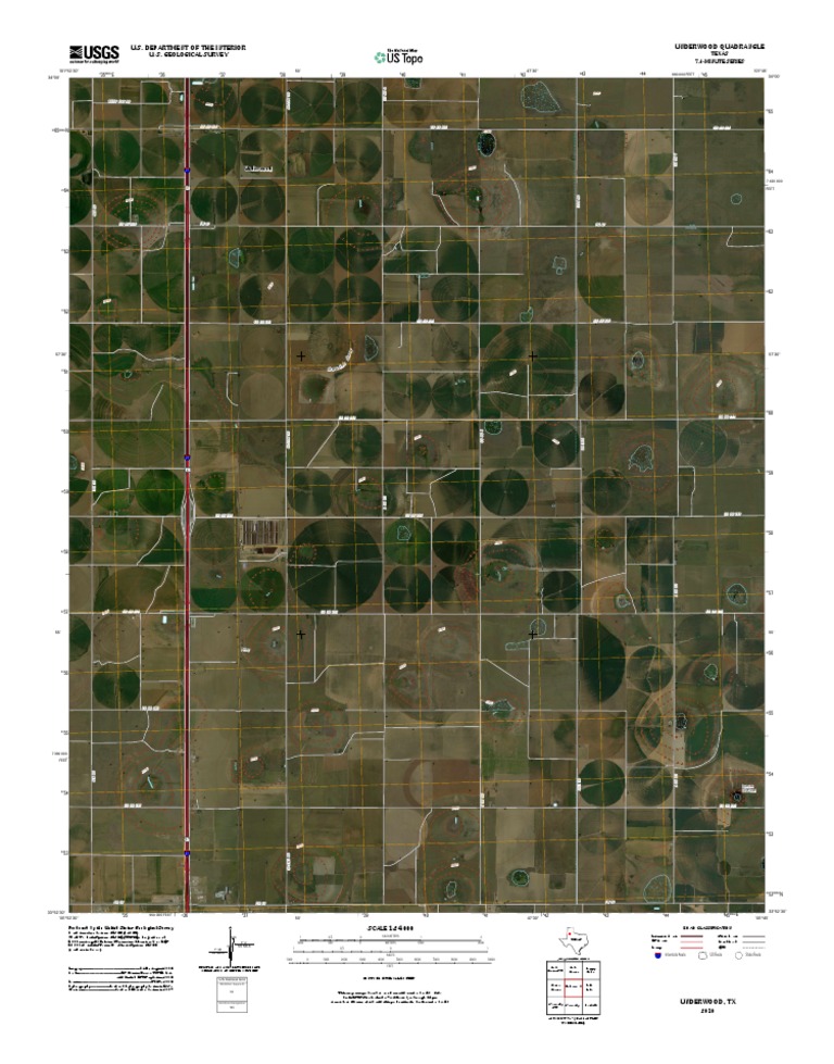 Topographic Map of Underwood | PDF