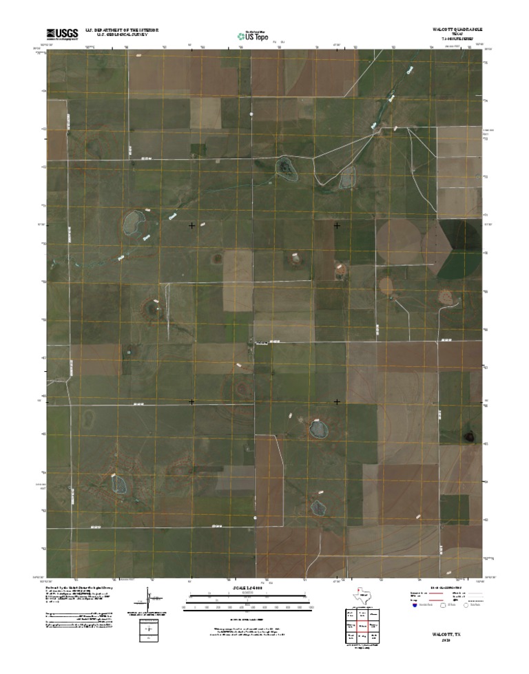 Topographic Map of Walcott | PDF