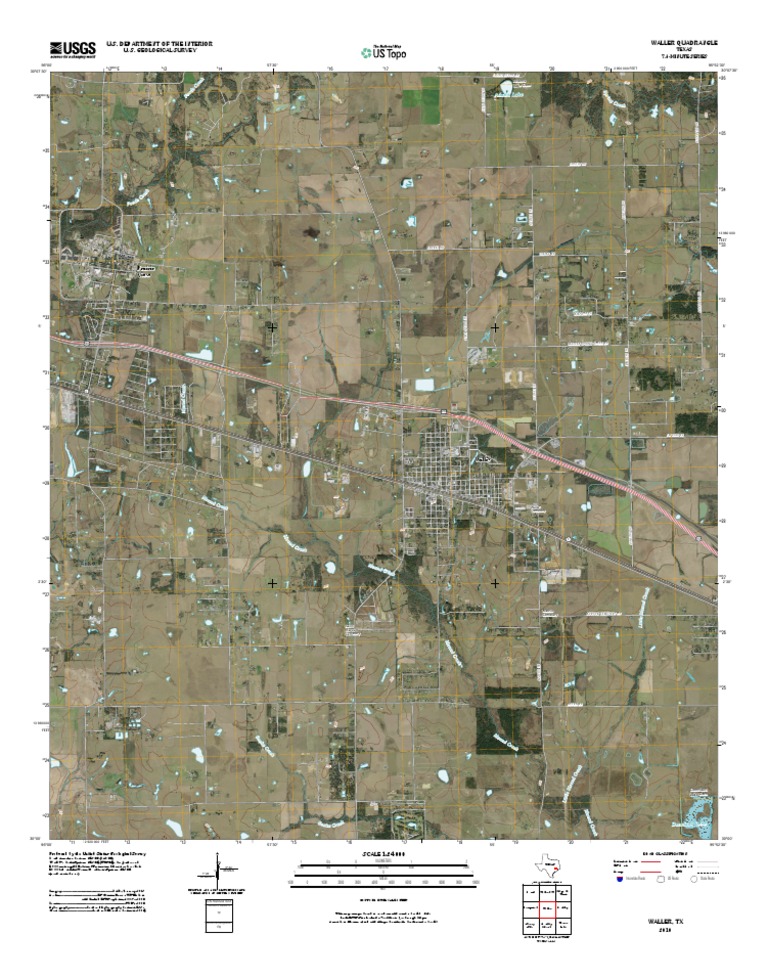 Topographic Map of Waller | PDF | Travel