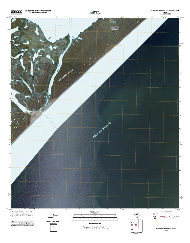 Topographic Map of Saint Charles Bay SE | PDF