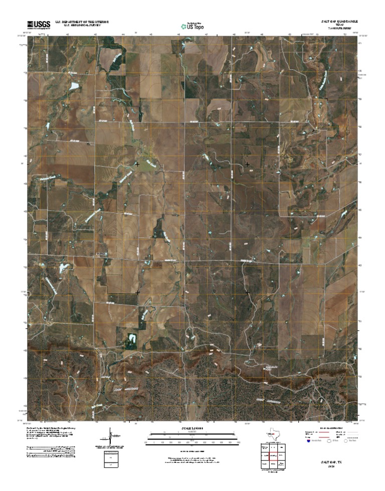 Topographic Map of Salt Gap | PDF | Science & Mathematics