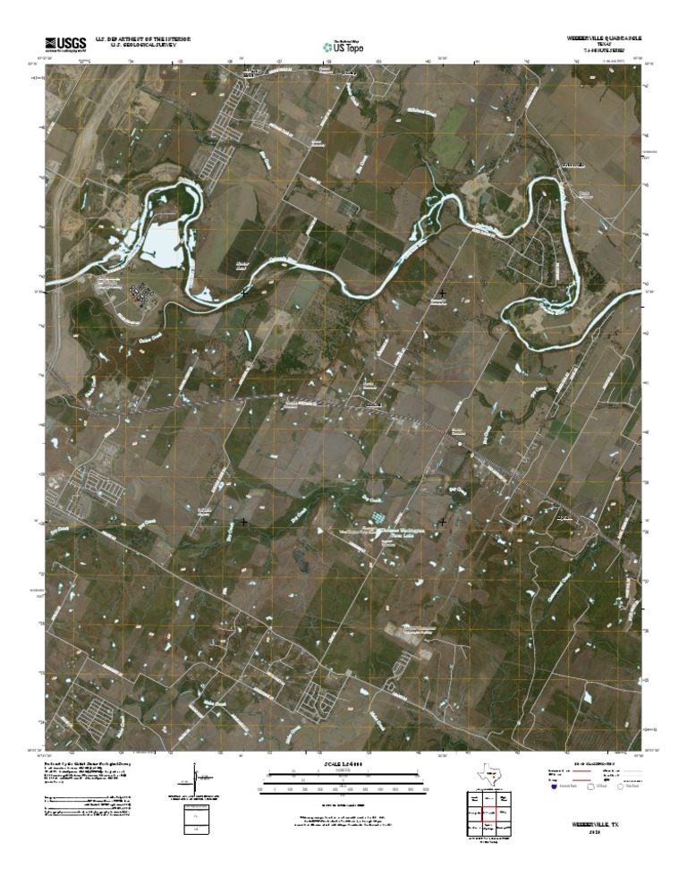 Topographic Map of Webberville | PDF | United States Geological Survey ...