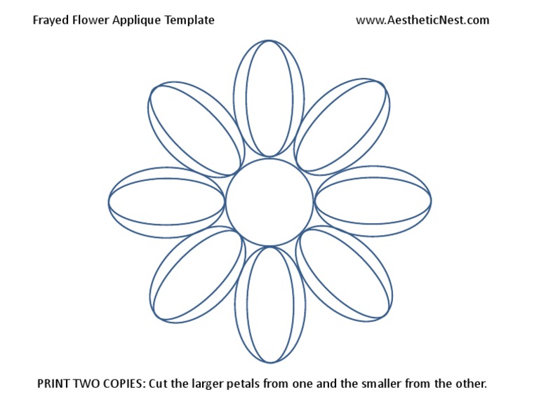 Red and Blue Flower Applique | PDF | Home & Garden