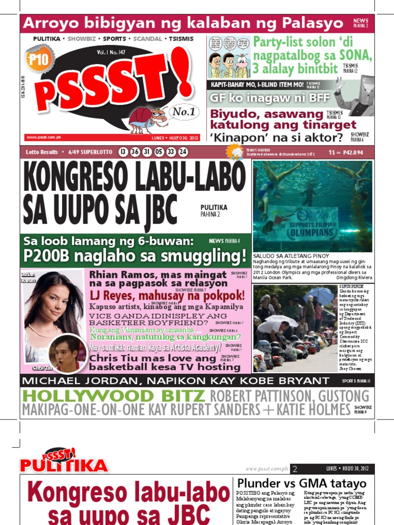 PSSST July 30 2012 Issue | PDF